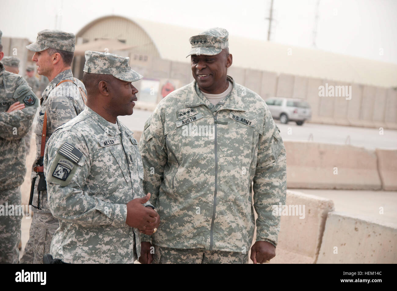Gen. Lloyd J. Austin III, commander, United States Forces-Iraq, and ...