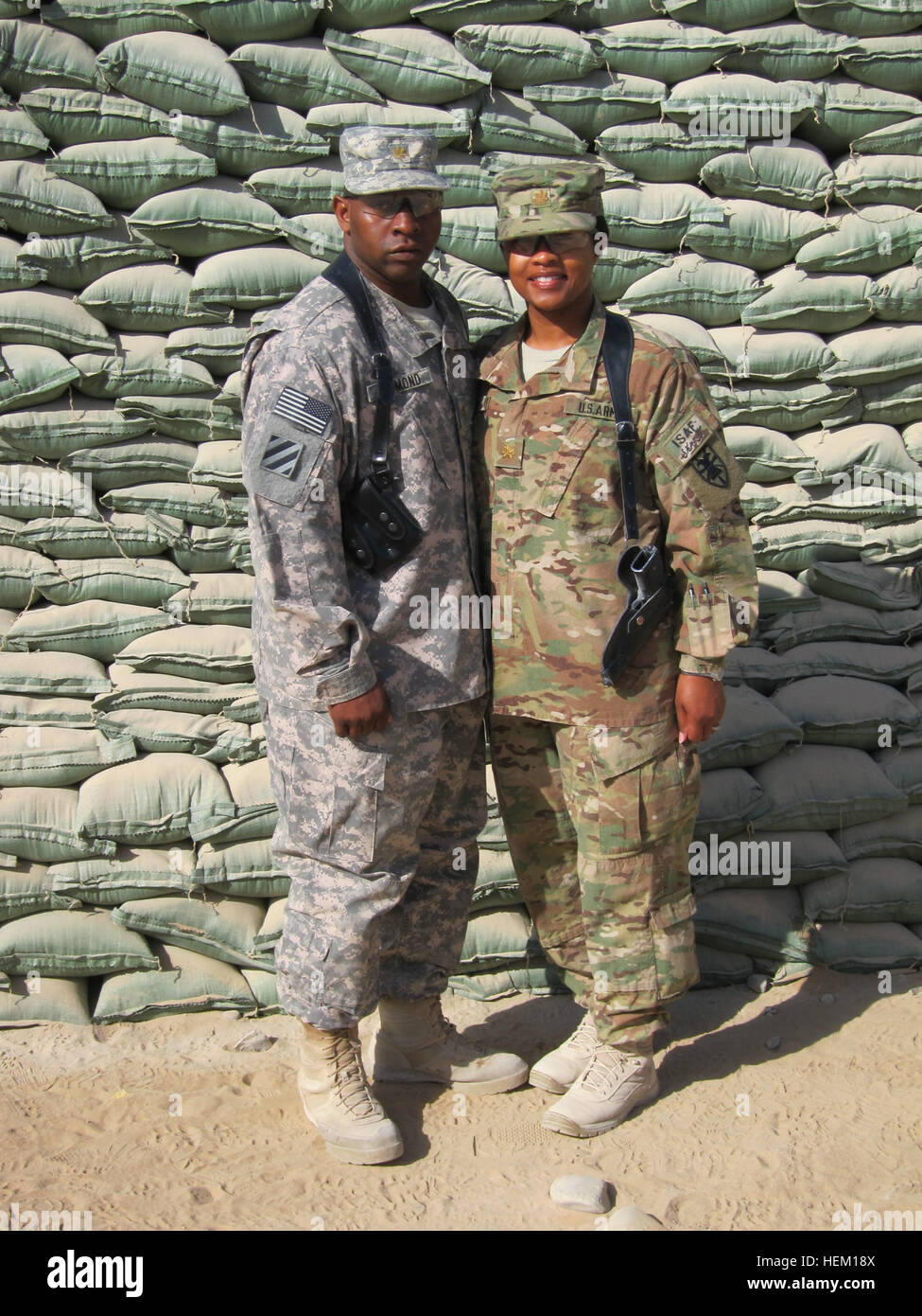 Maj. Patrick and Stephanie Almond, the executive officer for Joint ...