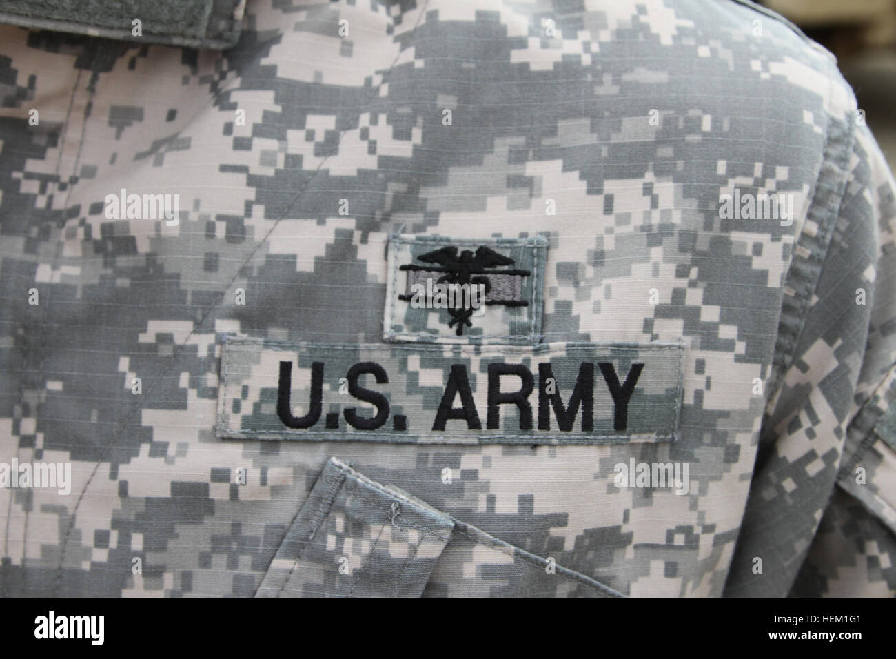 A group of Soldiers with the 4th Maneuver Enhancement Brigade, 1st ...