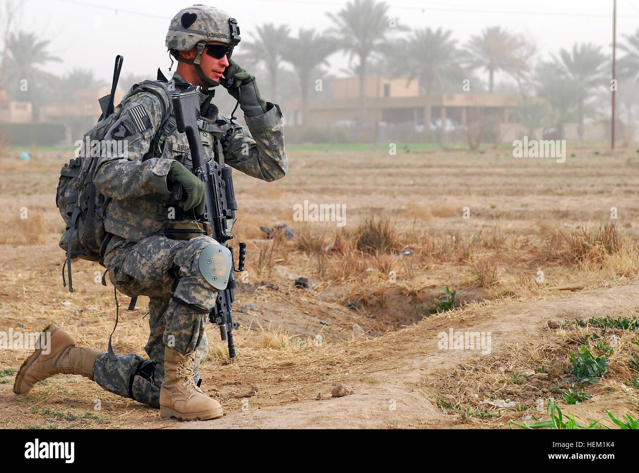 Pfc. Robert Rushton, a Patterson, Calif., native, pulls security and ...