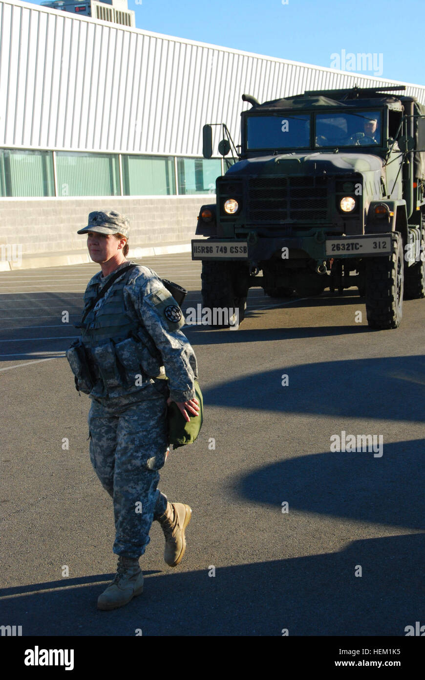 California Army National Guard Sgt. Angela Iraigat, assigned to the ...