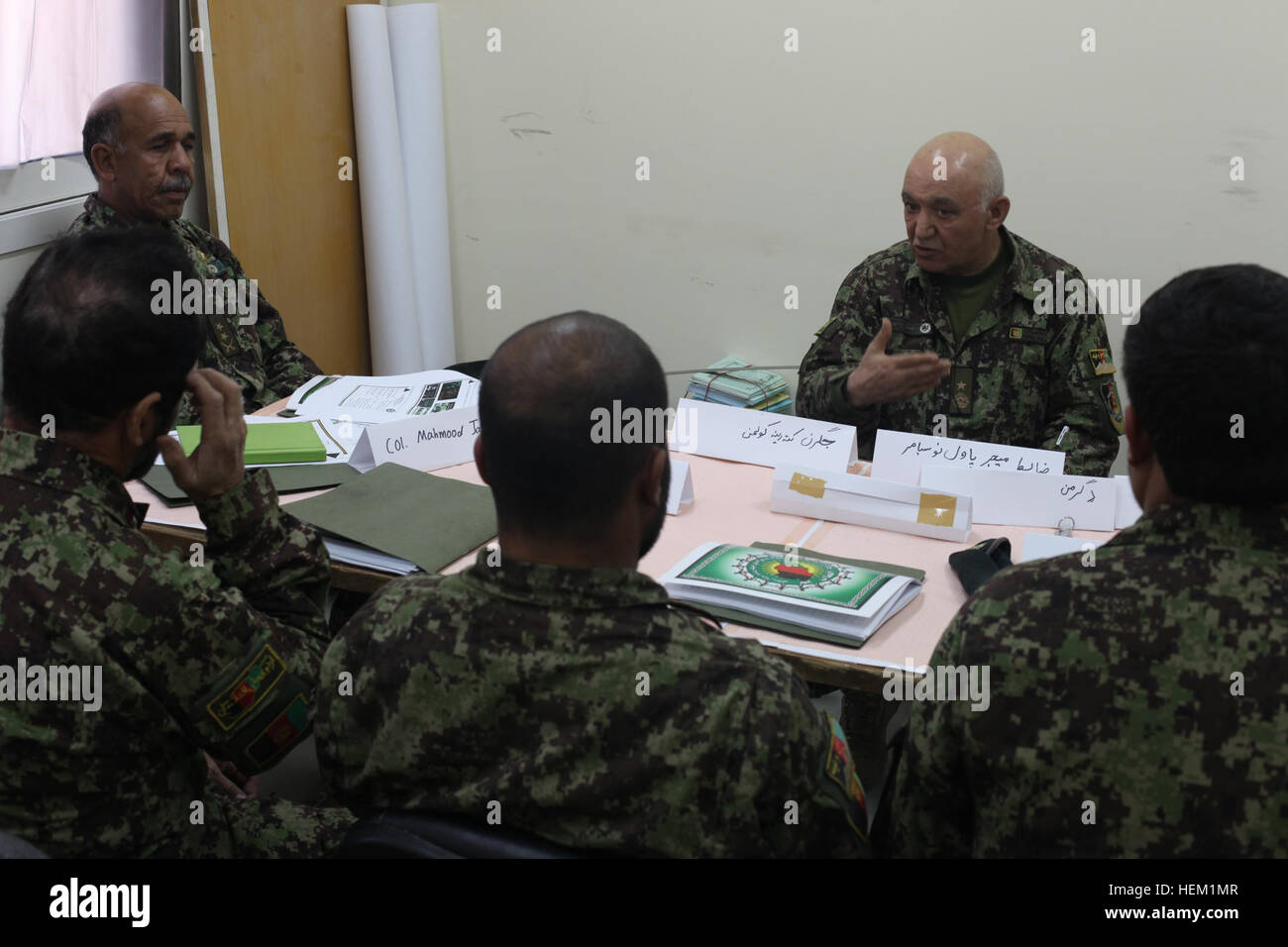 Afghan National Army Brig. Gen. Yar Mohammed, deputy commander of 201st ...
