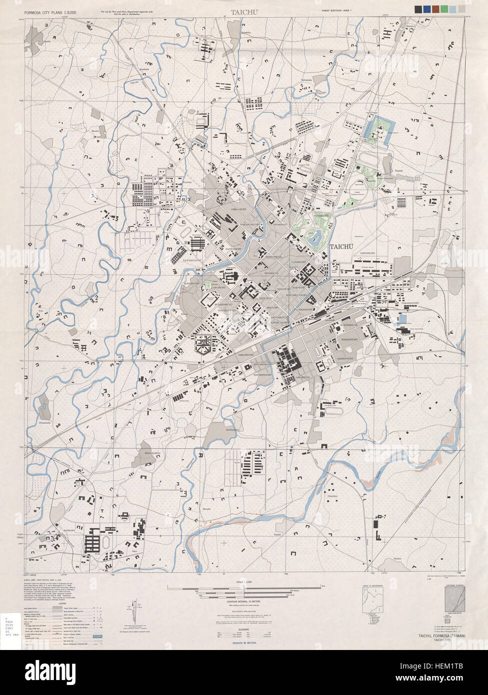 Map of taichung hi-res stock photography and images - Alamy