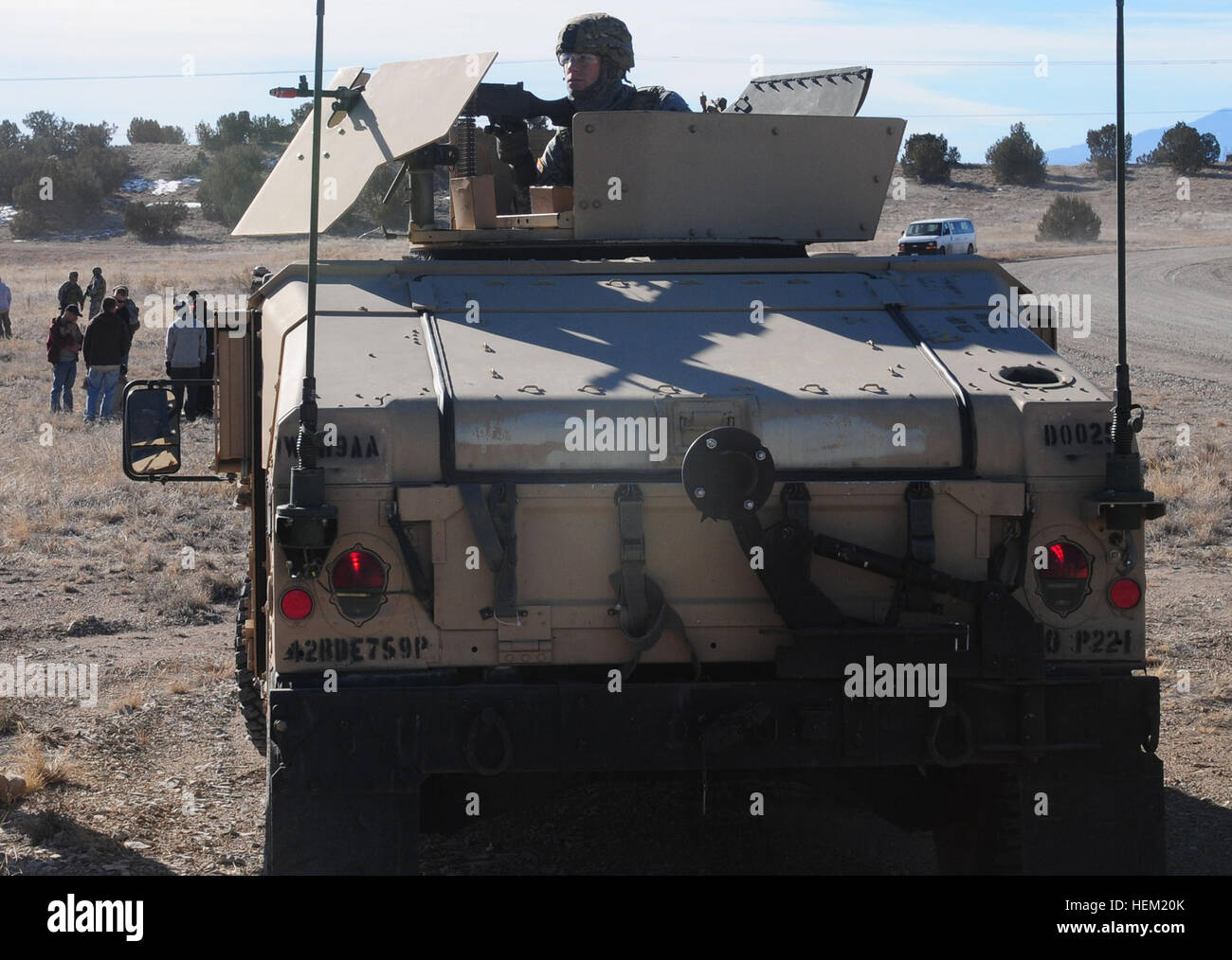 Private James Abreu, a military policeman assigned to 110th Military ...