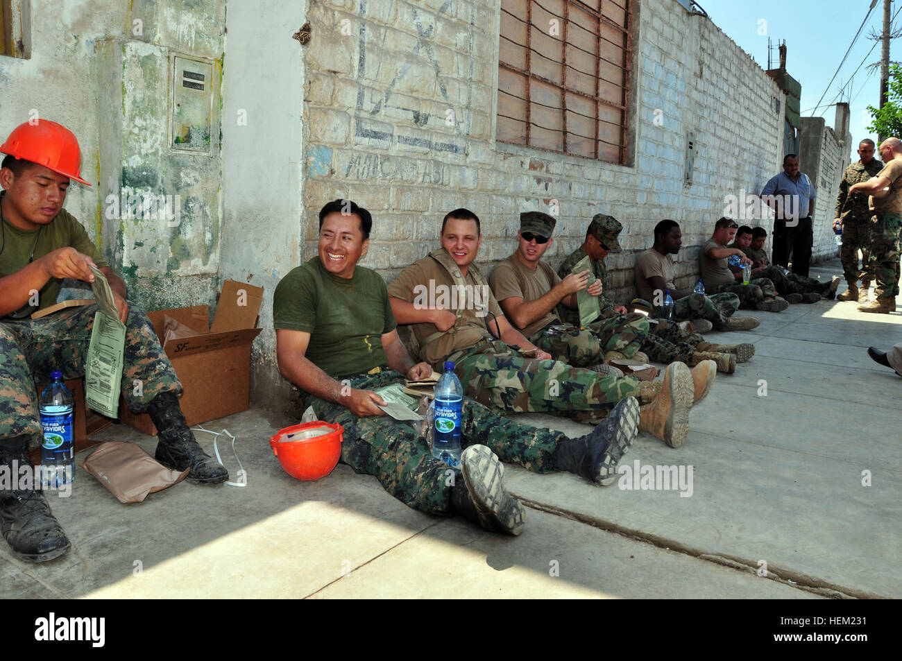 U.S. Navy Seabees, assigned to Navy Mobile Construction Battalion (NMCB ...