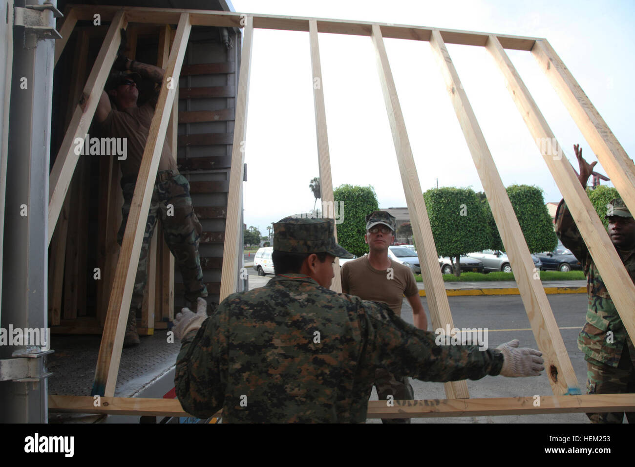 U.S. Navy Seabees, assigned to Navy Mobile Construction Battalion 23 ...
