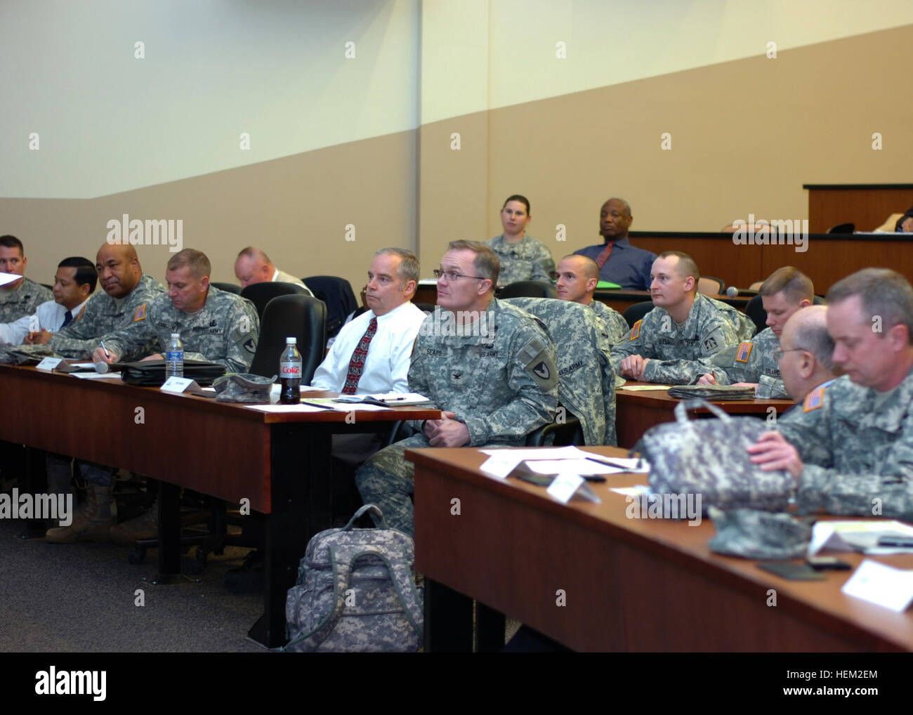 Approximately 140 senior military leaders and key personnel attend a ...