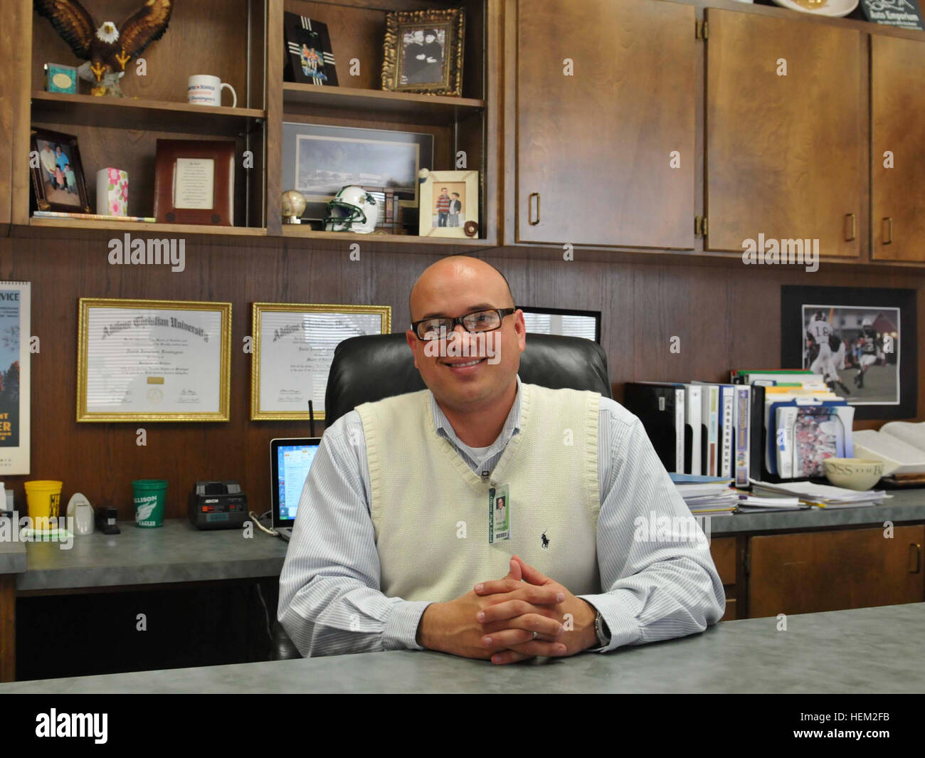 David Dominguez, principal for C.E. Ellison High School, said he was ...