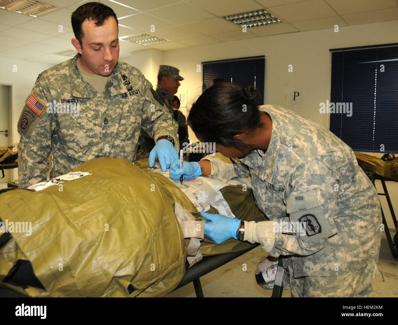 U.S. Army Staff Sgt. Chad Howell of the 557th Medical Company, 421st ...