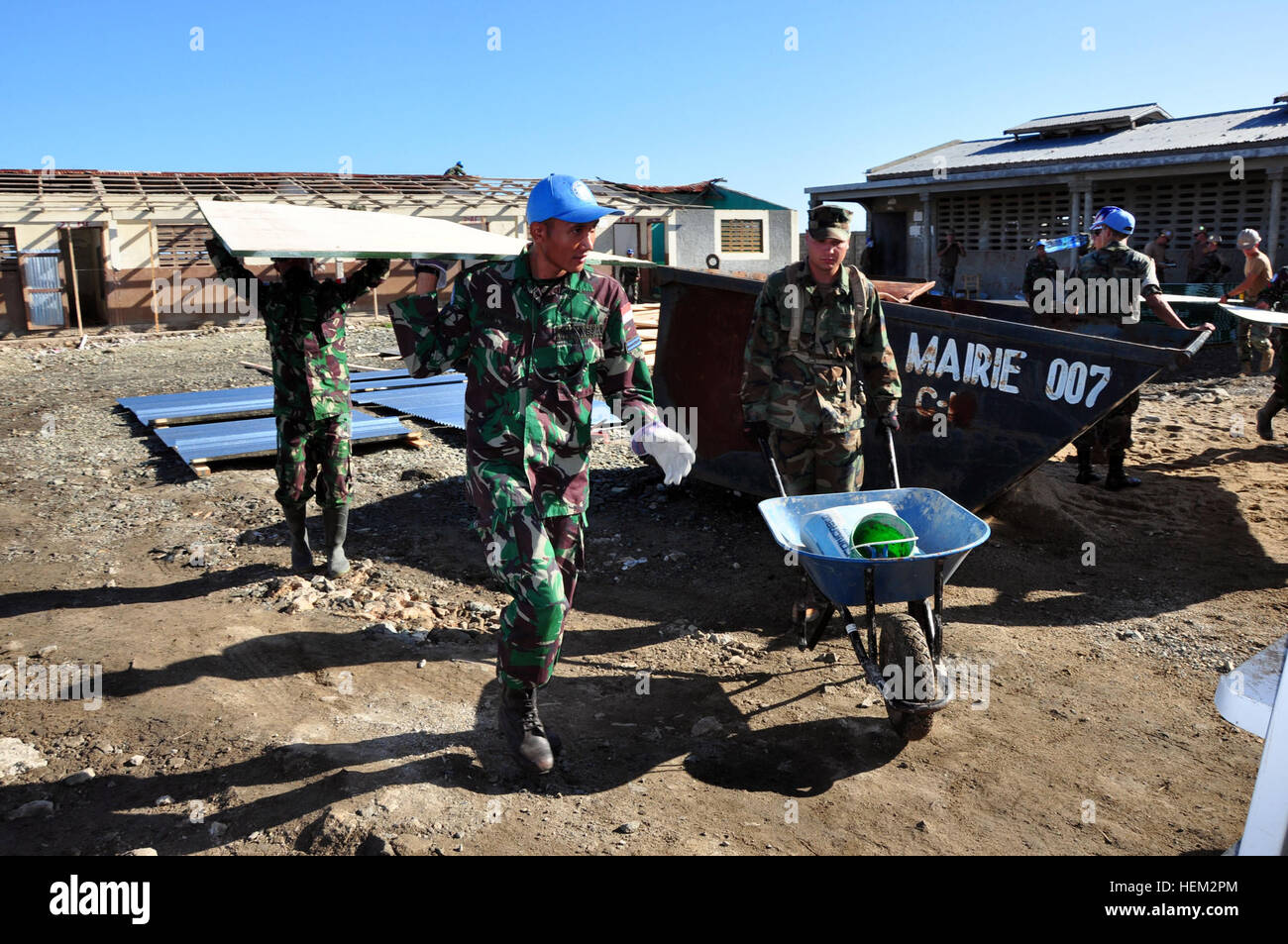 Seabees, assigned to Naval Construction Mobile Battalion (NCMB 23 ...