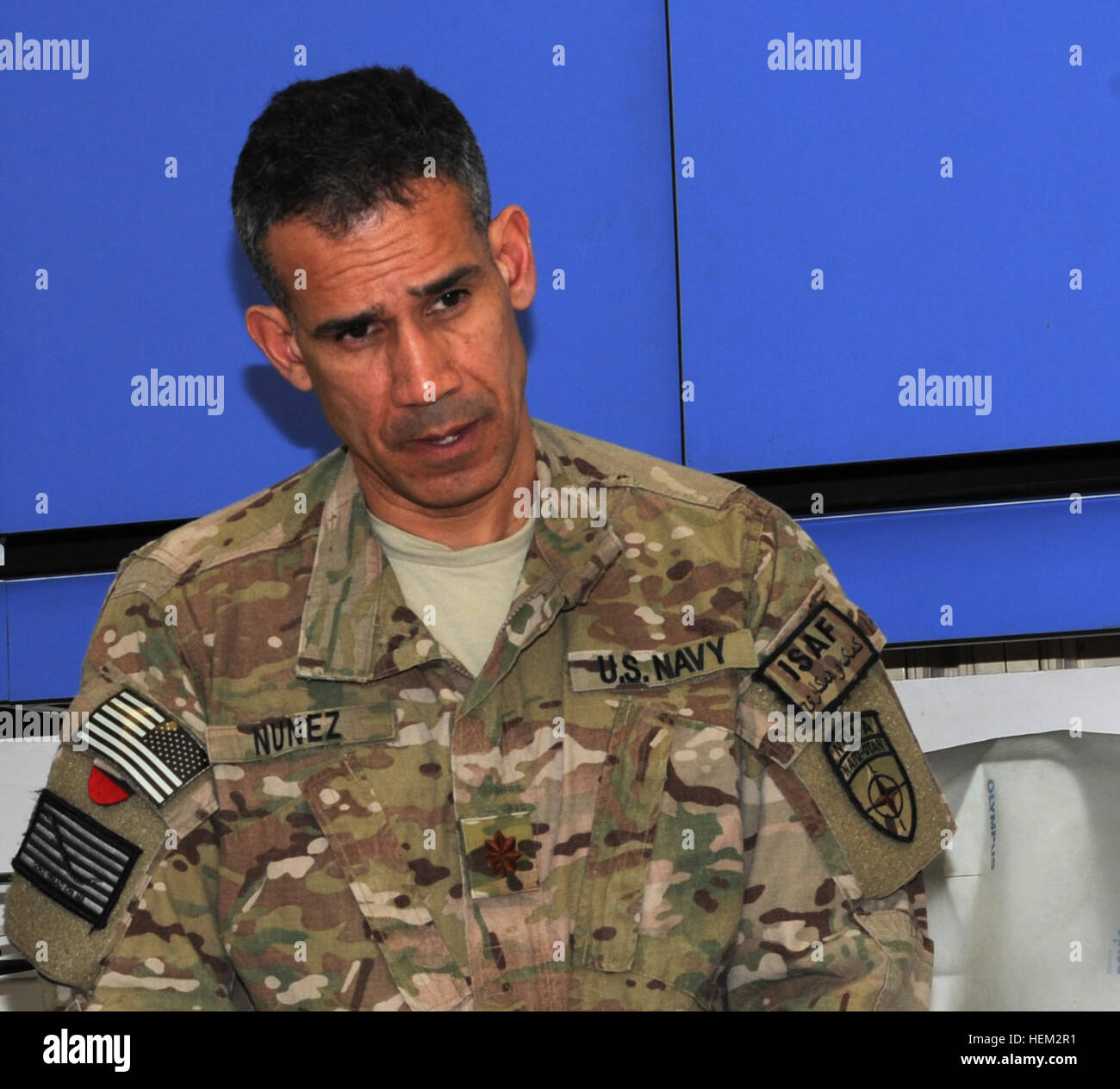 U.S. Navy Reserve Lt. Cmdr. Luis Nunez, of Chula Vista, Calif., a ...