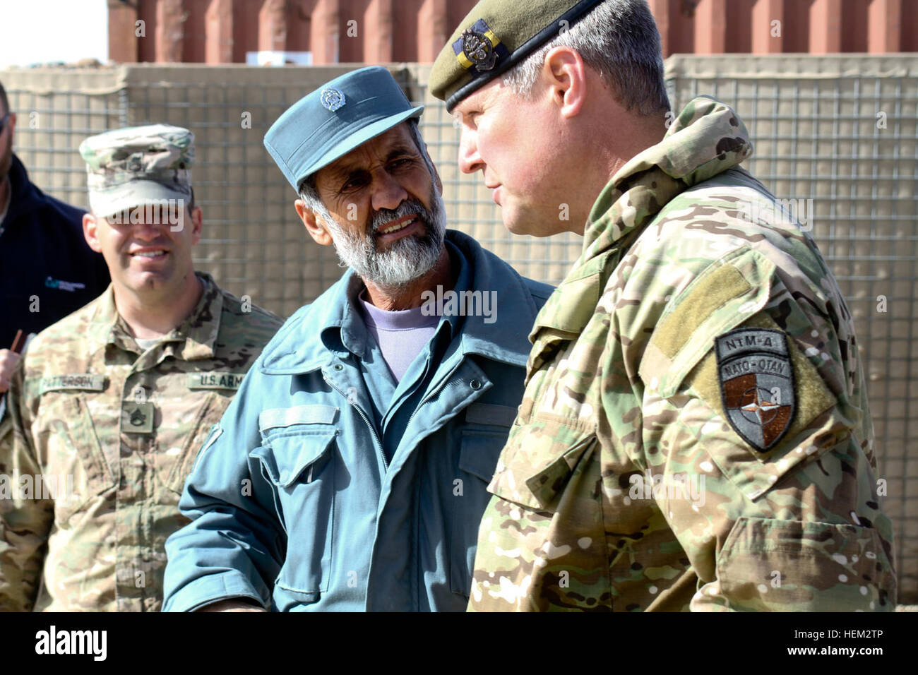 Afghan national army company commander hi-res stock photography and ...
