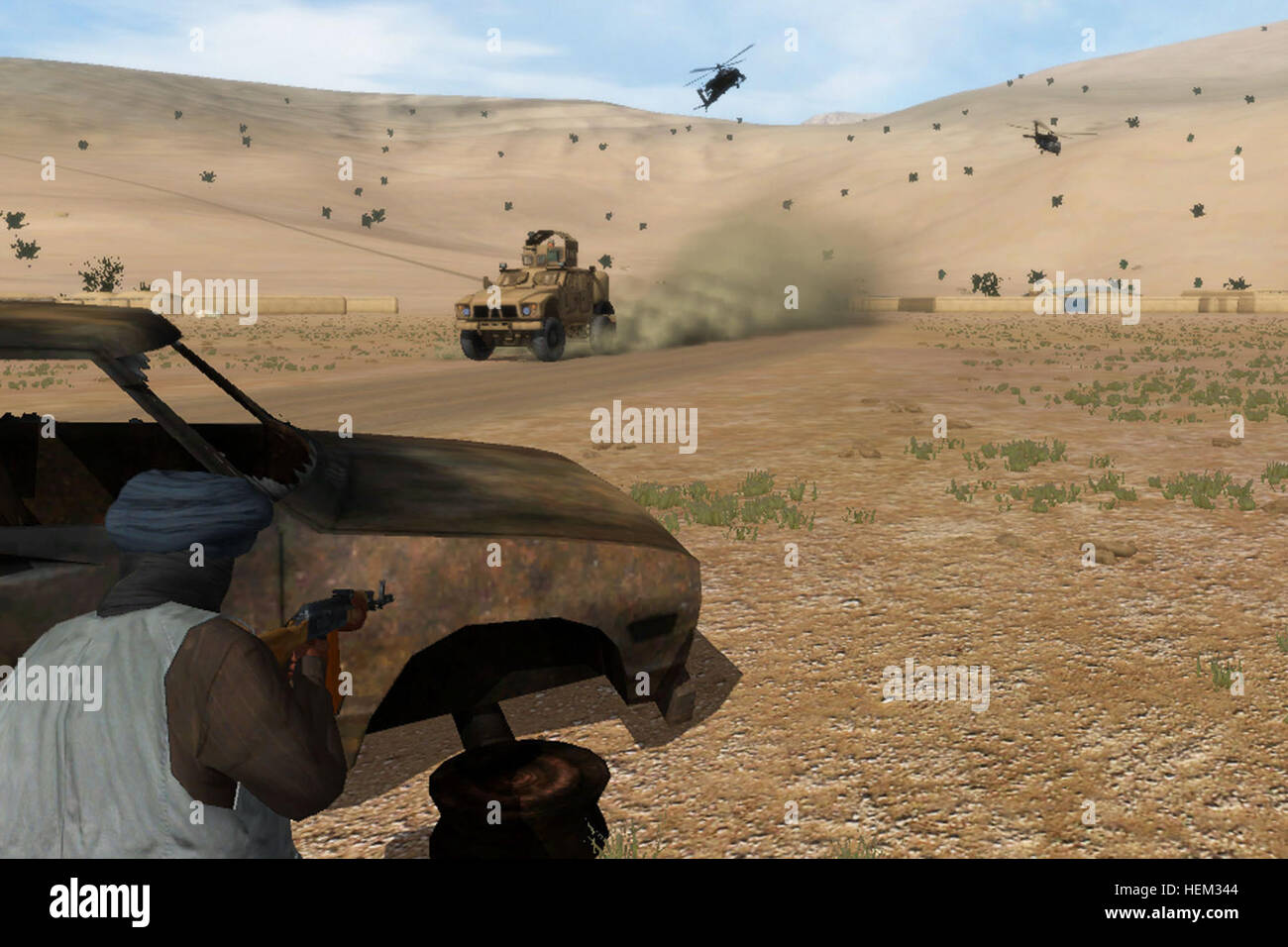 A screen capture generated by Joint Multinational Simulation Center ...