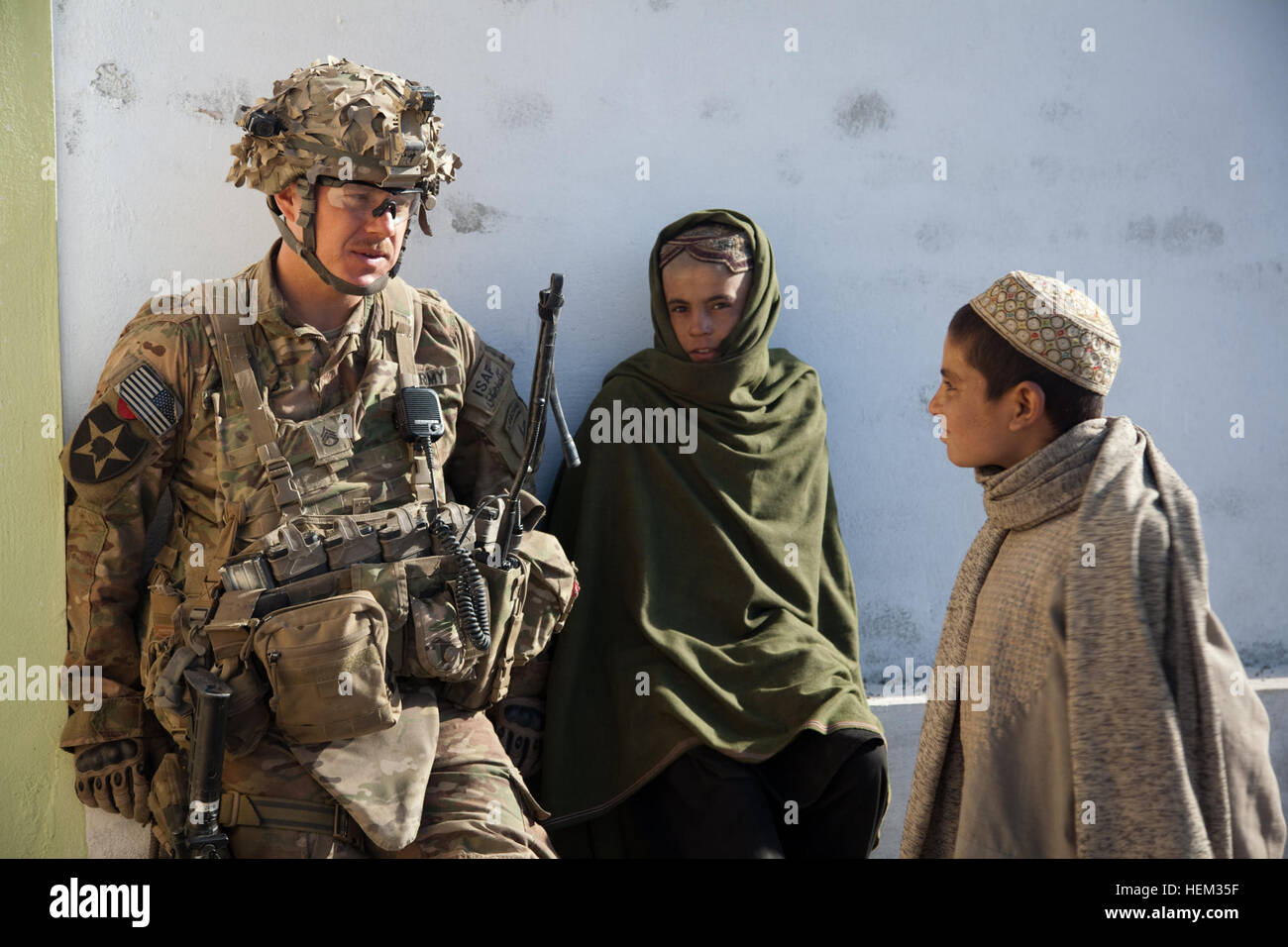 U.S. Army Staff Sgt. Brook Haygood, a psychological operations soldier ...