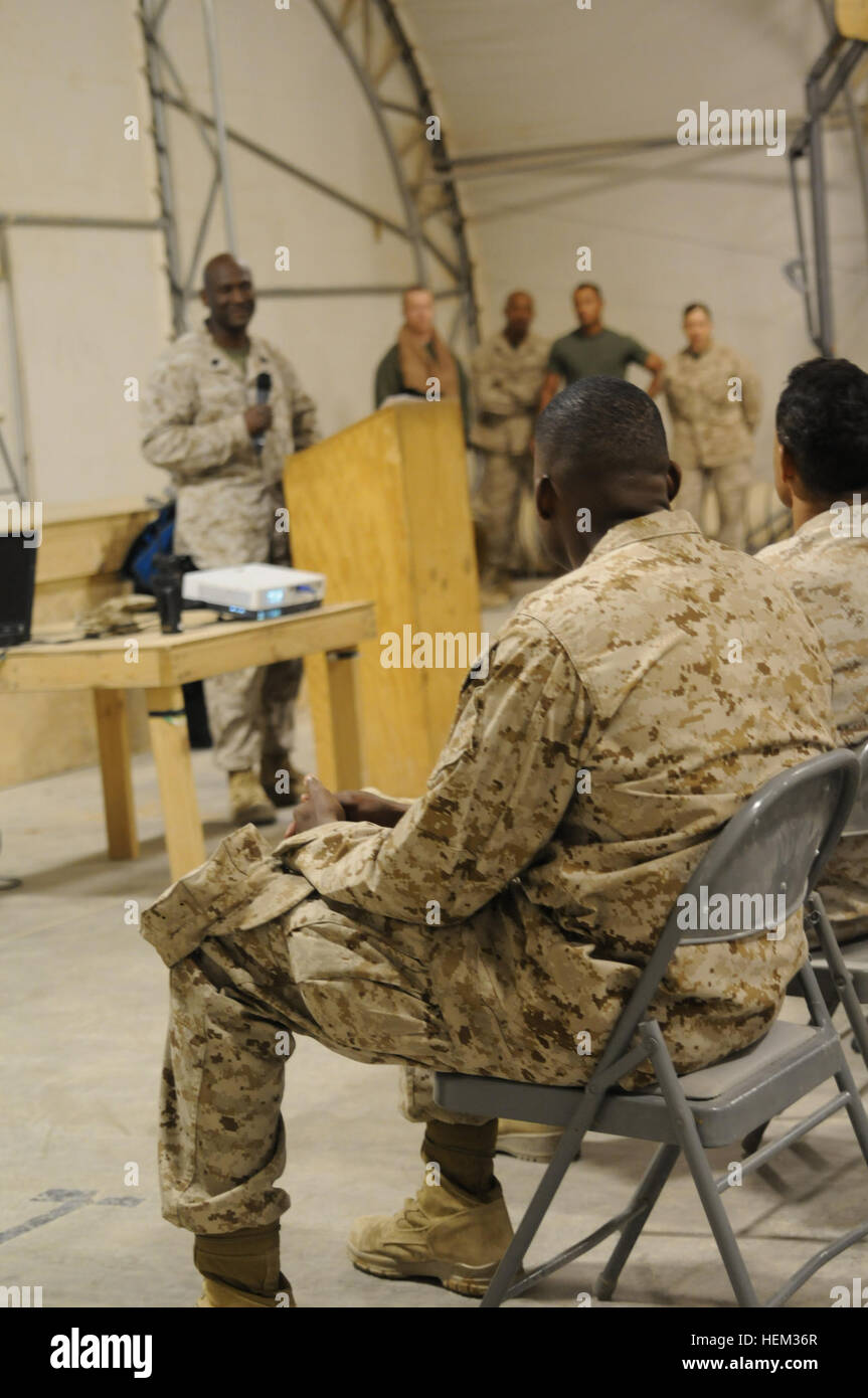 Command sergeant major of II Marine Expeditionary Force (FWD) Sgt.Maj ...