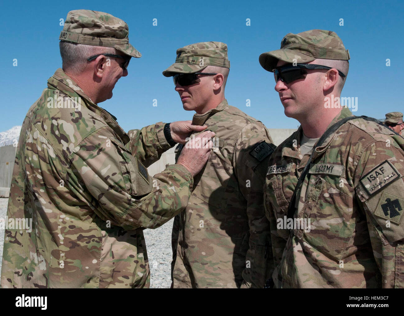 U.S. Army Col. Joel Ward, commander, 45th Infantry Brigade Combat Team ...