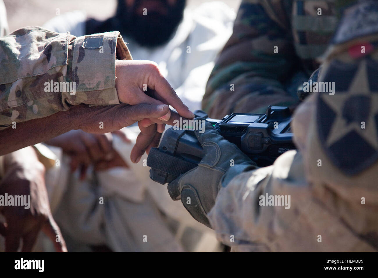 A U.S. Army soldier with 5th Battalion, 20th Infantry Regiment, and an ...