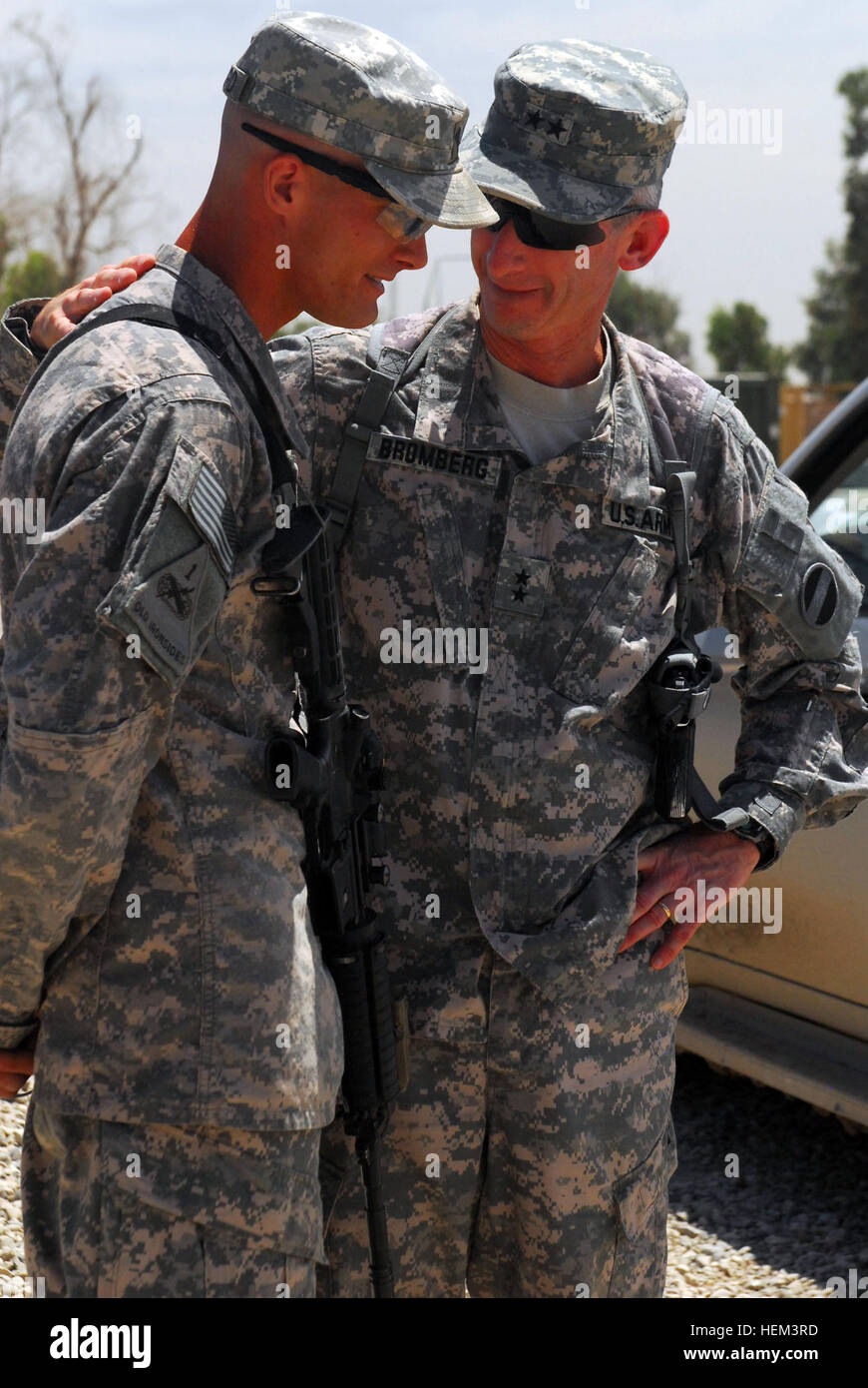 Maj. Gen. Howard B. Bromberg, commanding general of Fort Bliss talks ...