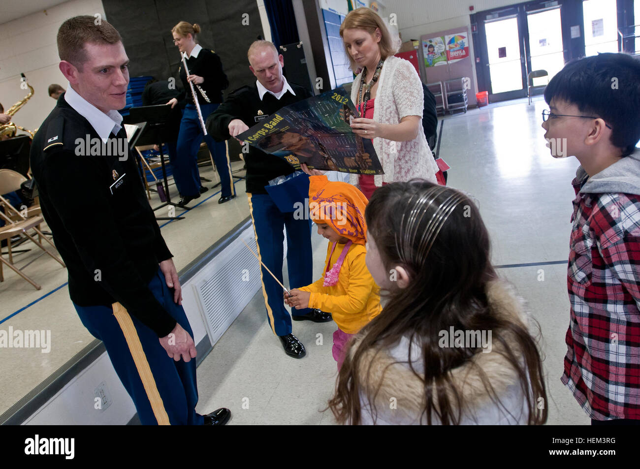 Chief Warrant Officer Daniel Wood (left), the executive officer for the ...