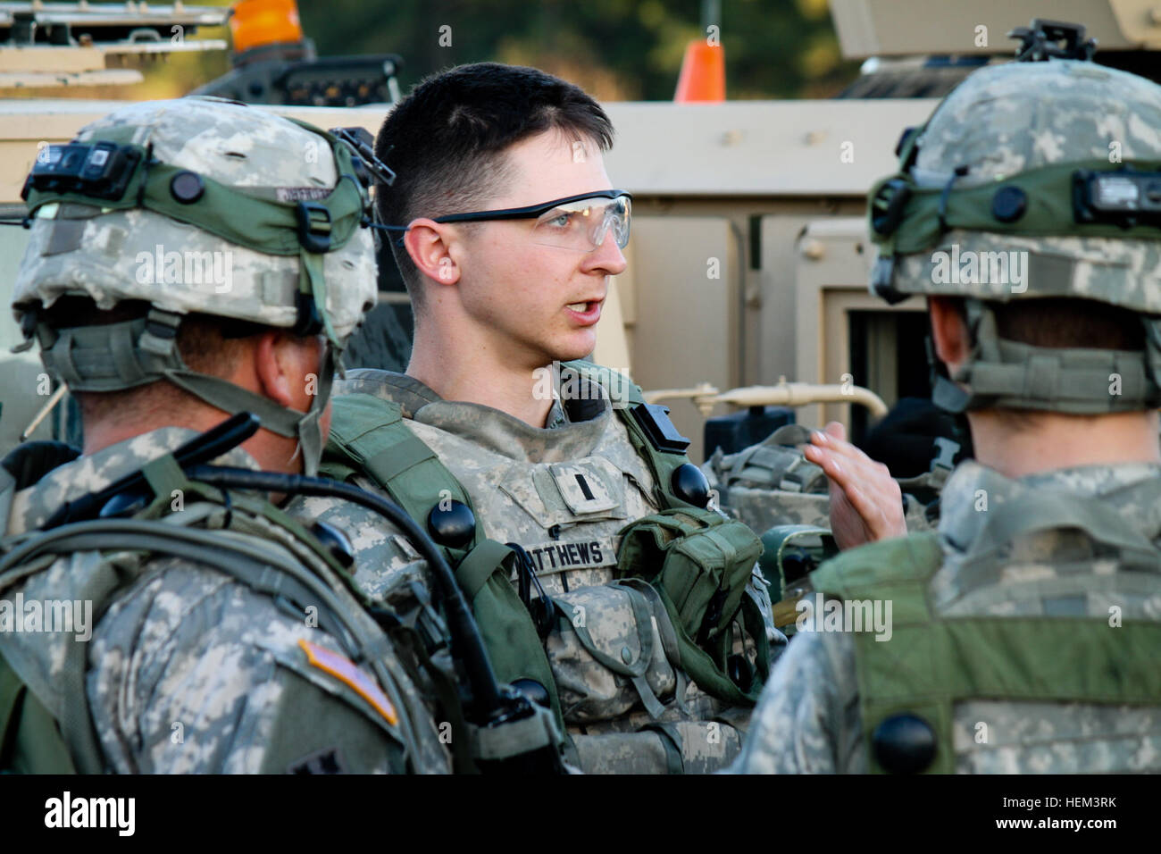 FORT POLK, La. - 1st Lt. Jacob Matthews, 1st Platoon Leader, Alpha ...