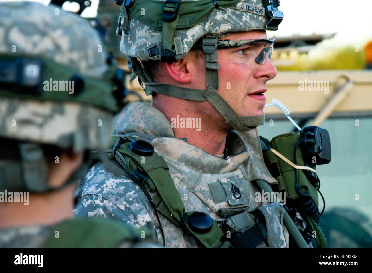 Staff Sgt. Randy Stevens, a senior scout leader with Alpha Troop, 1st ...