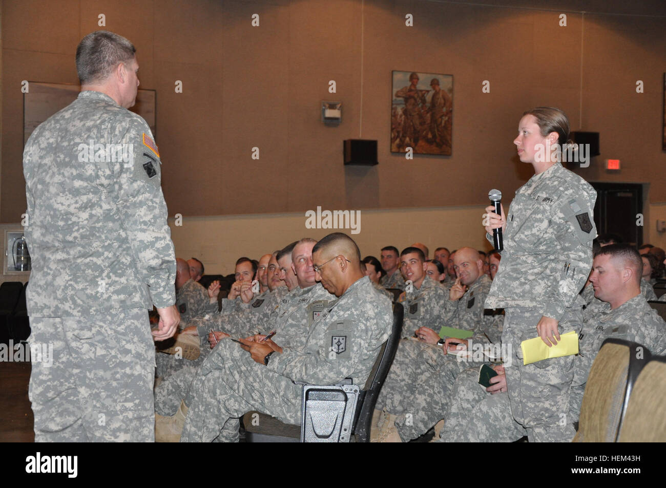 First Lt. Meghan Engleson, 13th Military Police Company platoon leader ...