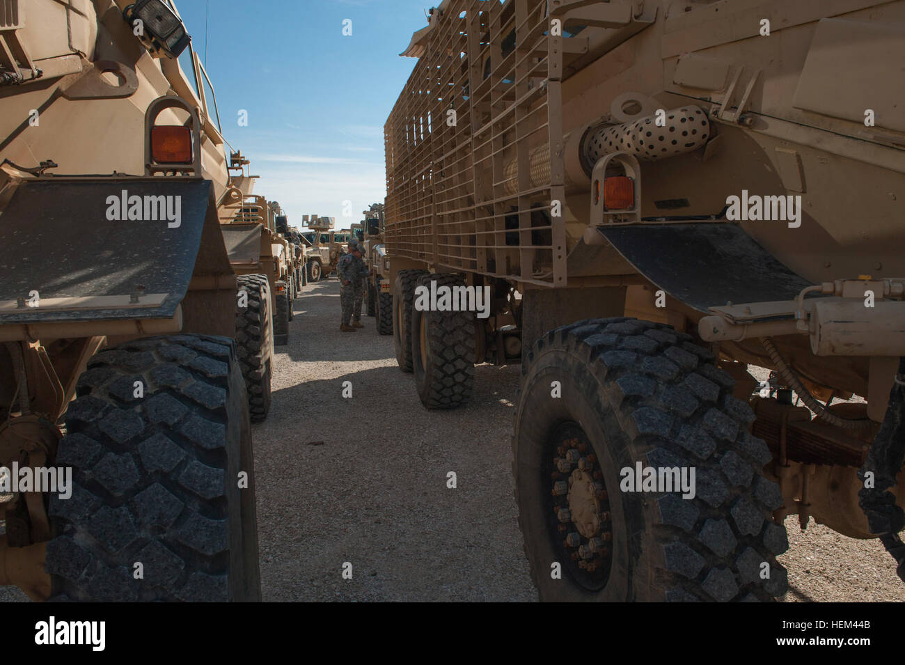 Members of the 818th Engineer Company, conduct Preventative Maintenance ...