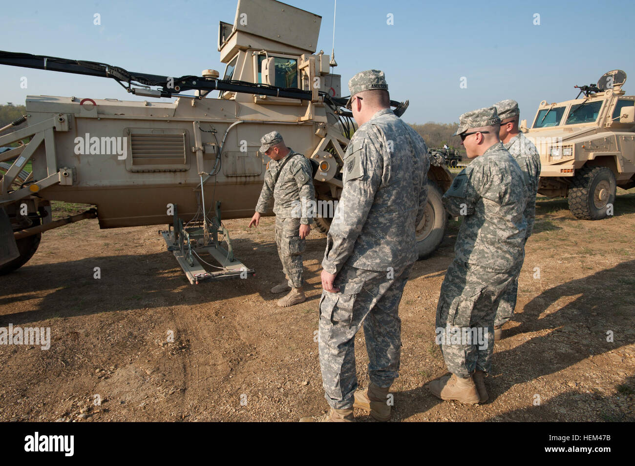 Engineer route clearance vehicle hi-res stock photography and images ...
