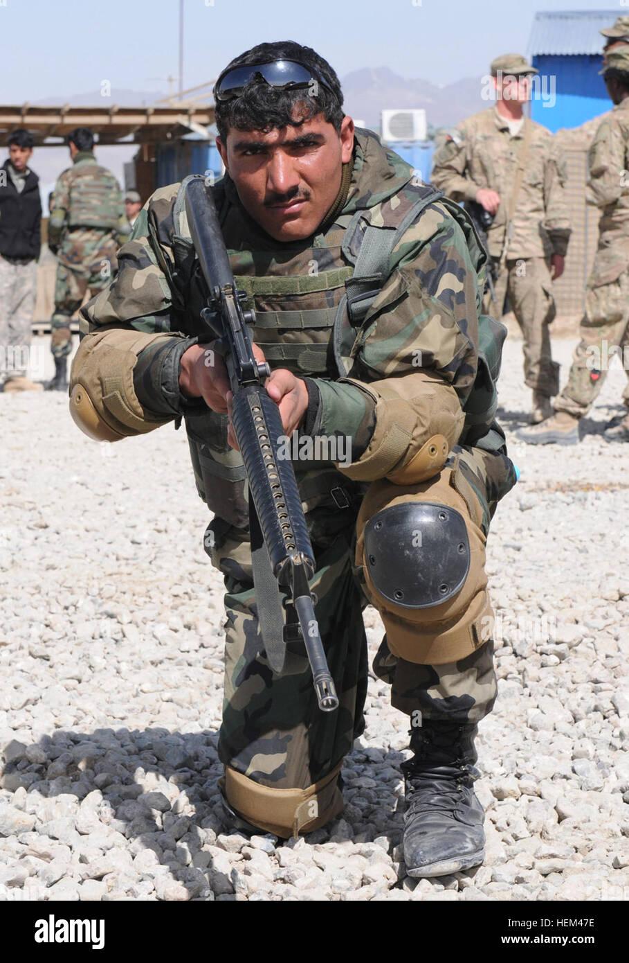 Improvised explosive device battle drill forward operating base hi-res ...