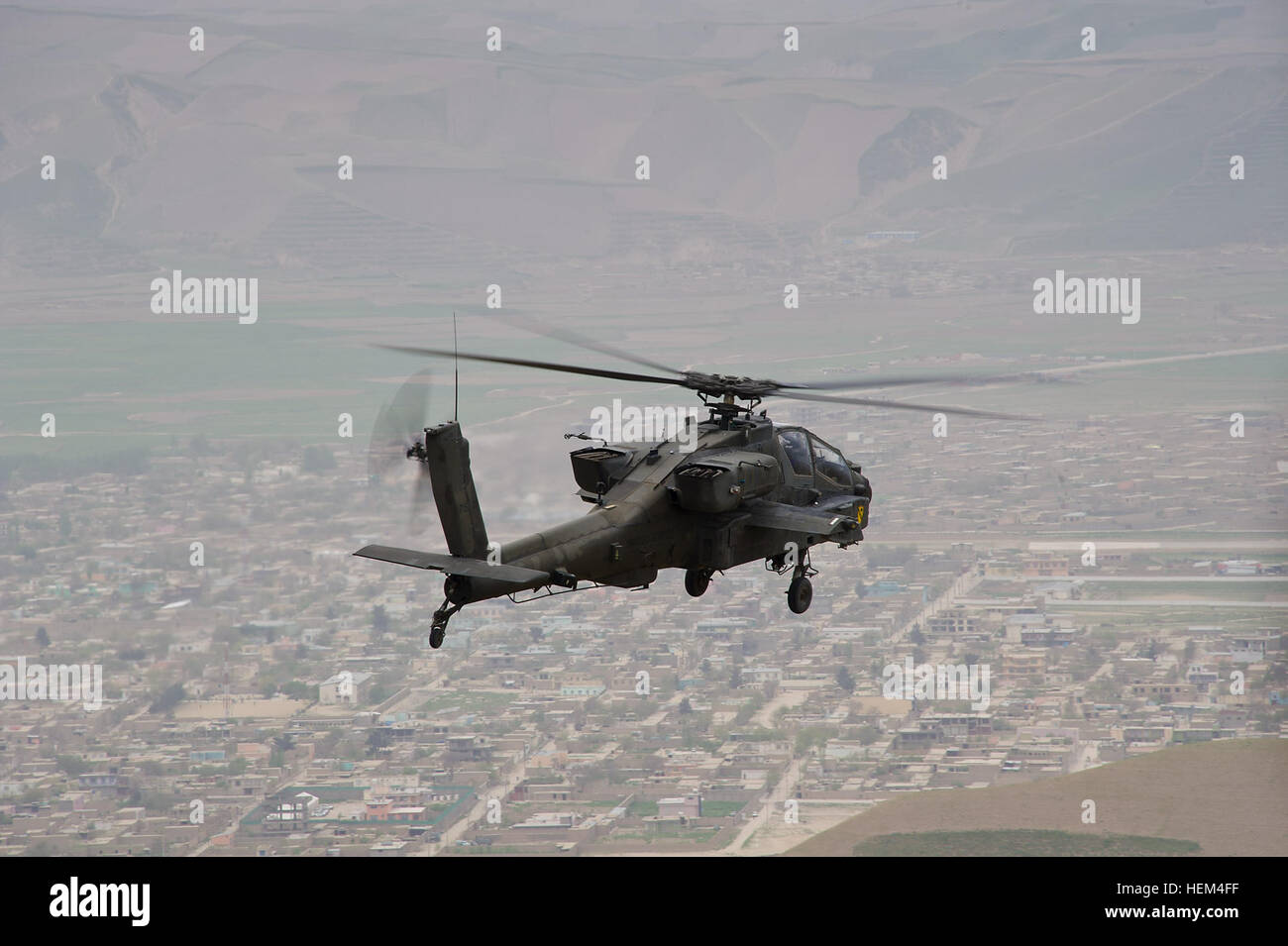 FORWARD OPERATING BASE MAIMANA, Afghanistan – An AH-64D Apache ...
