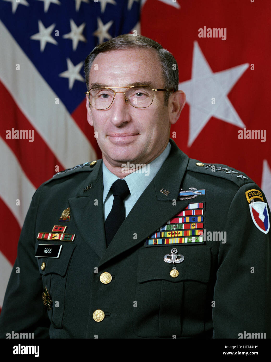 Portrait of U.S. Army Gen. Jimmy D. Ross Commander, Army Materiel ...
