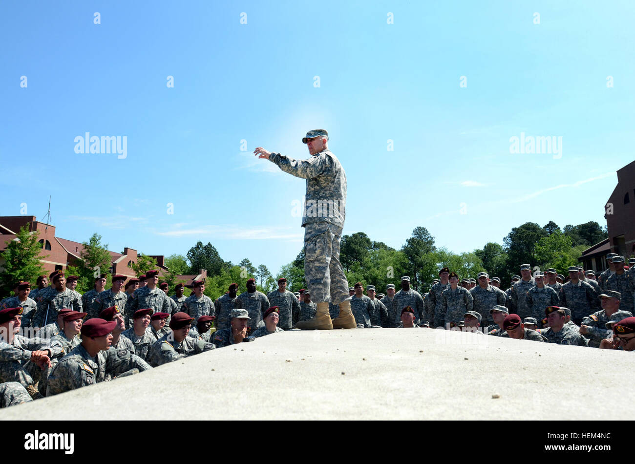 Army Maj. Gen. David Quantock, provost marshal of the Army, addresses ...