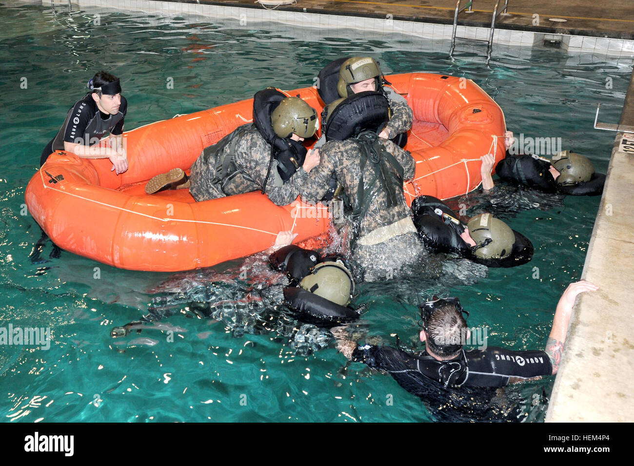Helicopter pilot students learn the importance of teamwork in boarding ...