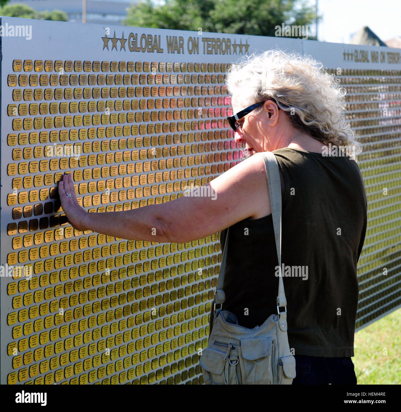 The "Gold Dog Tag" display, presented along side the Traveling Vietnam ...