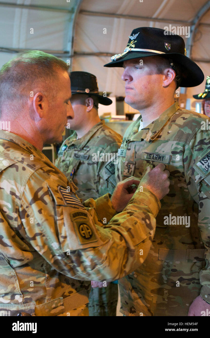 U.S. Army Col. T.J. Jamison, 82nd Combat Aviation Brigade Commander, of ...