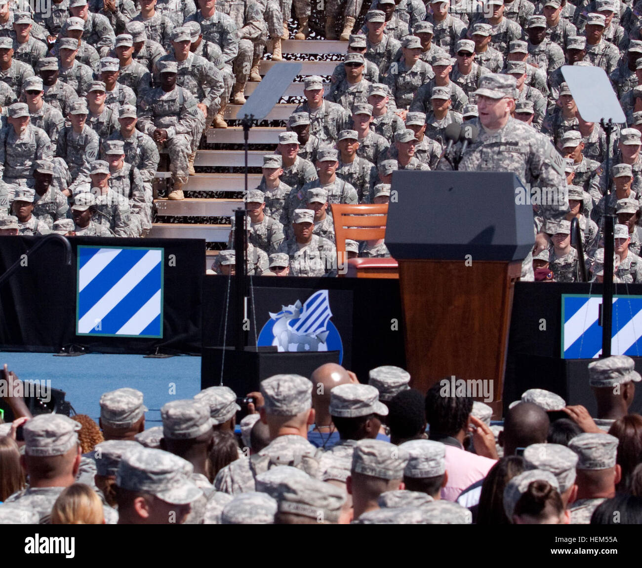The 3rd Infantry Division’s Commanding General Major General Robert ...