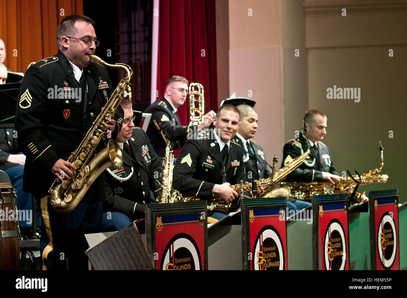 56th army band of i corps hi-res stock photography and images - Alamy