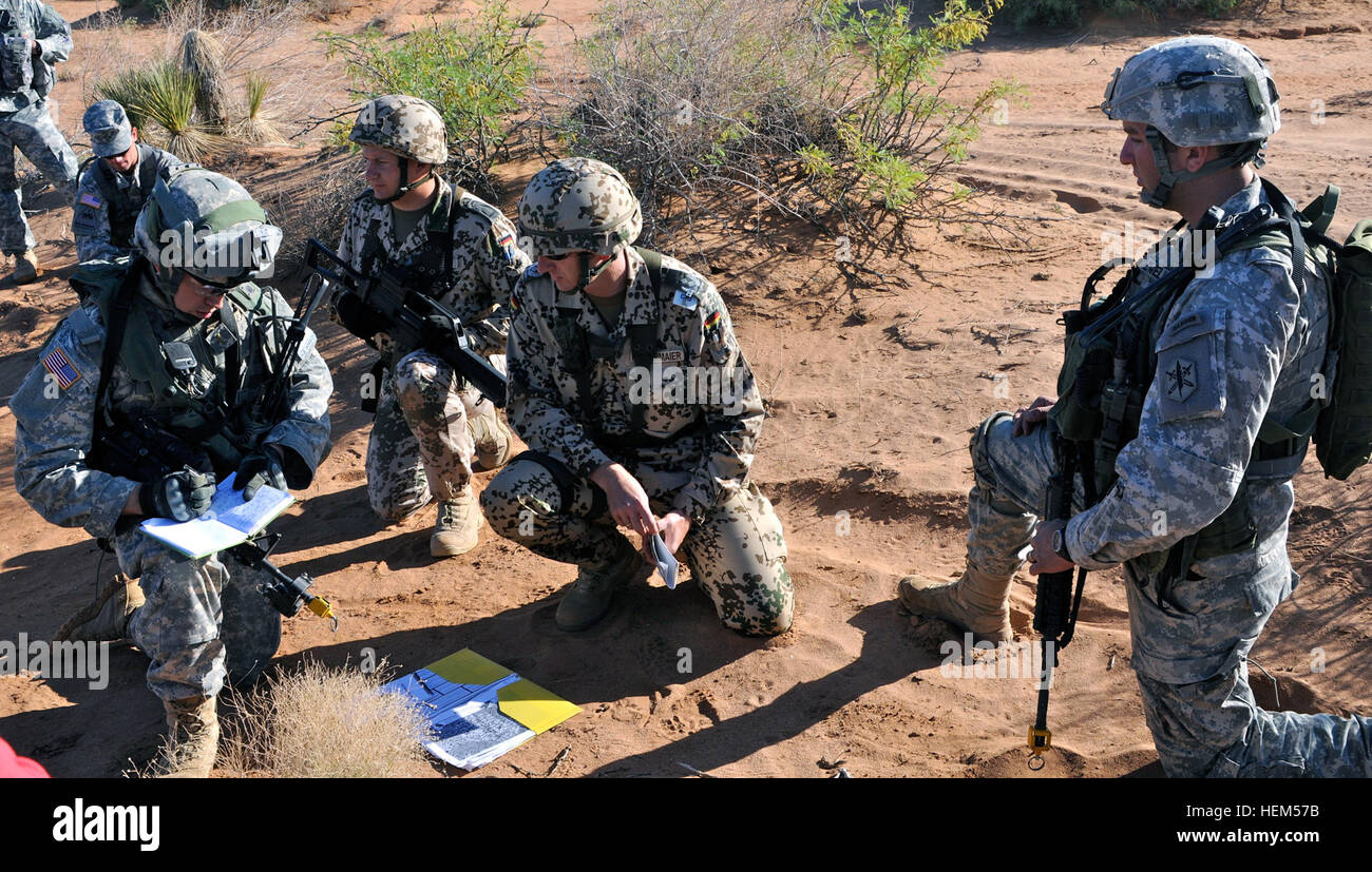 Soldiers with Alpha Company, 1-36 Infantry "Spartans" pull security ...