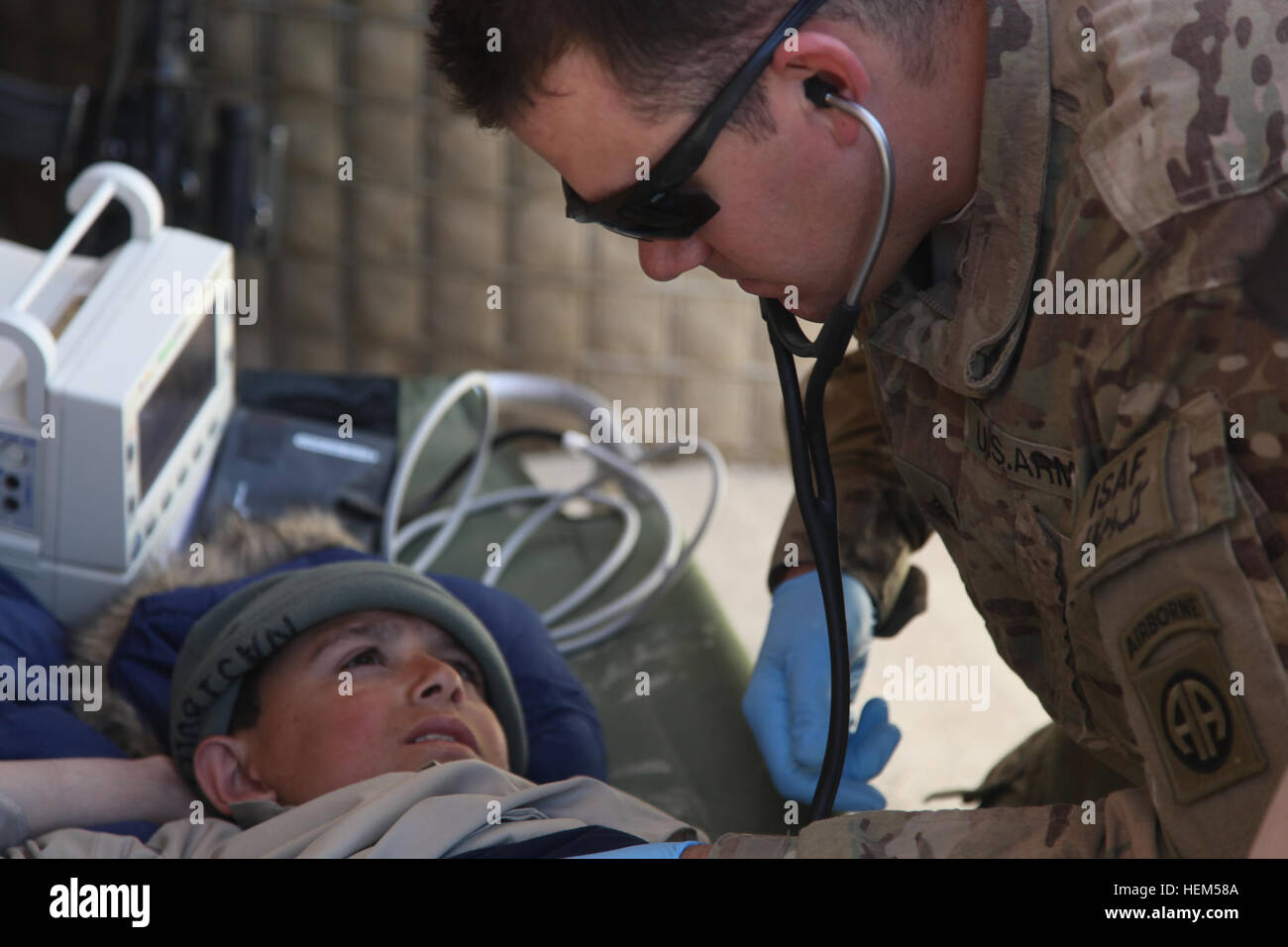 U.S. Army Sgt Matthew Wright, with Charlie company, 307 Brigade support ...