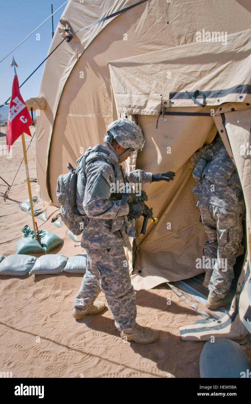 Sgt. Daniel Hadley and Spc. Rhoel Villarin, soldiers with Company C ...