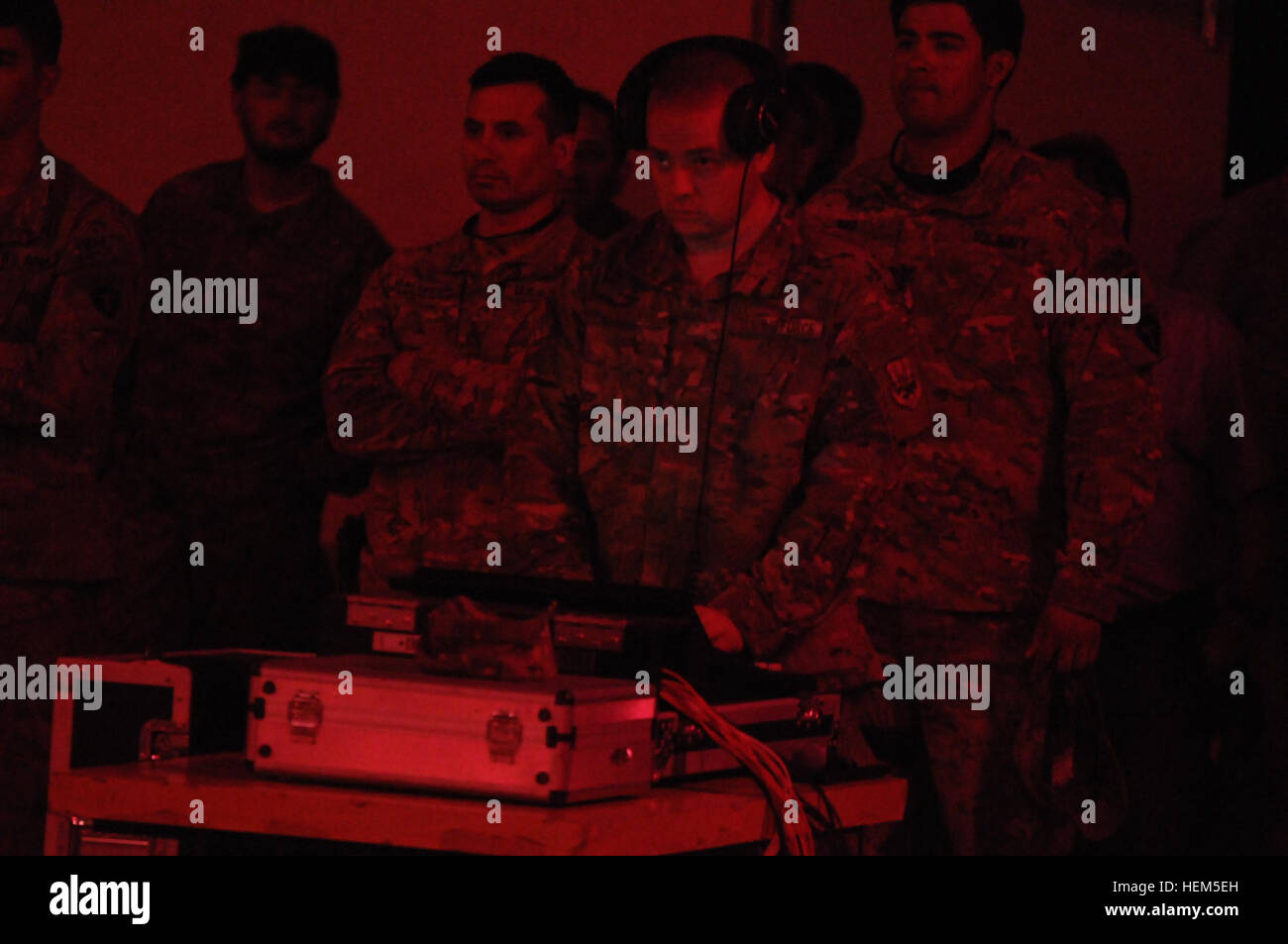 U.S. Air Force Airman 1st Class Dave Wilson, the audio engineer for the ...