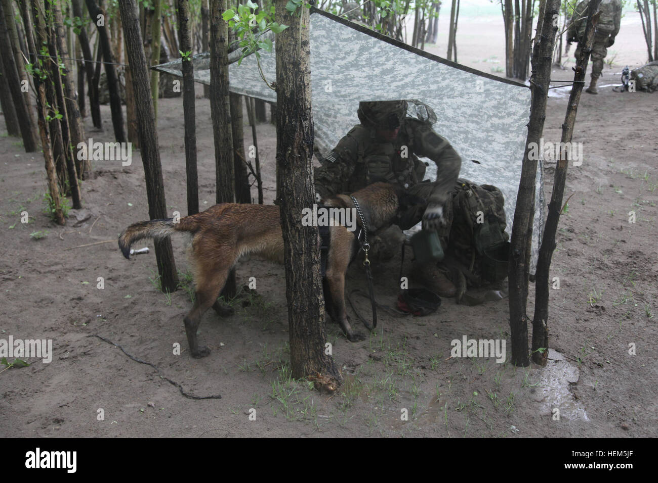 U.S. Army Pfc. Tucker Reid, attached to Headquarters and Headquarters ...