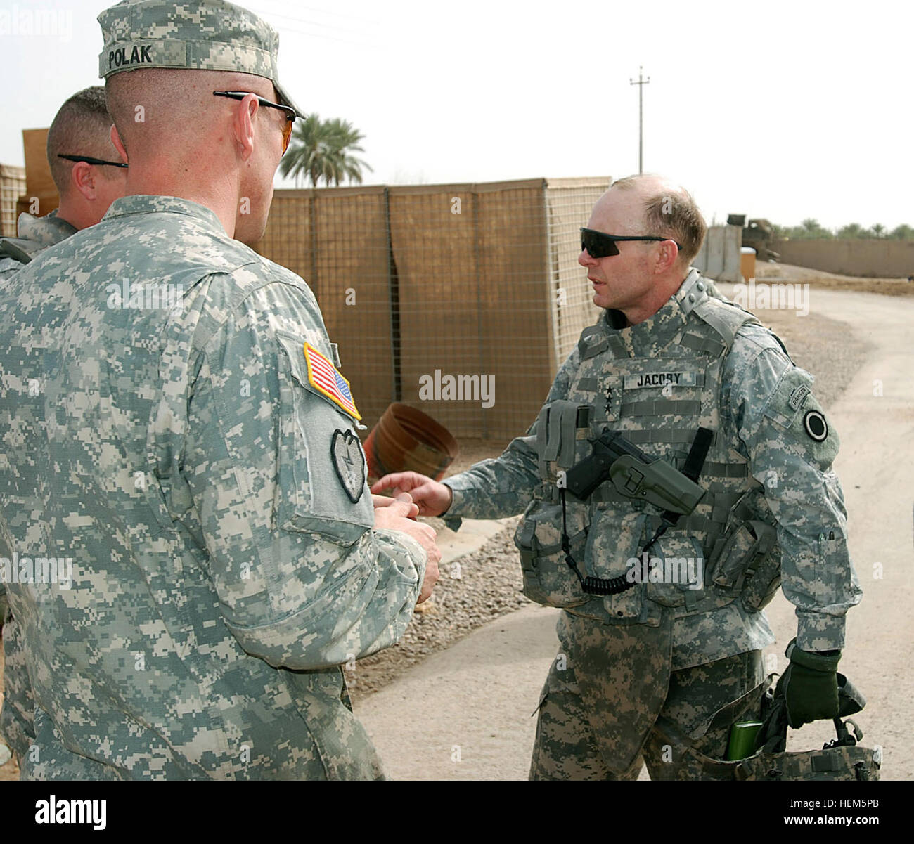 Lt. Gen. Charles Jacoby, the commanding general of I Corps, based out ...