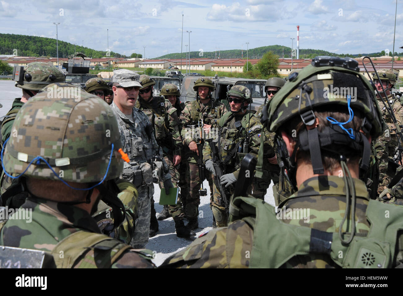 U.S. Army Capt. Eric Stangle, Joint Multinational Readiness Center ...