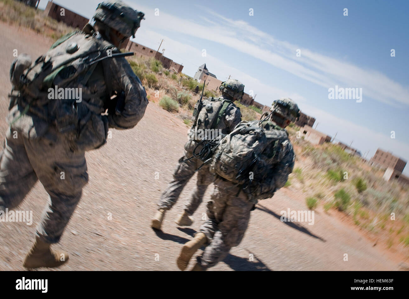 Soldiers from 2nd Platoon, Company A, 1st Battalion, 35th Armor ...