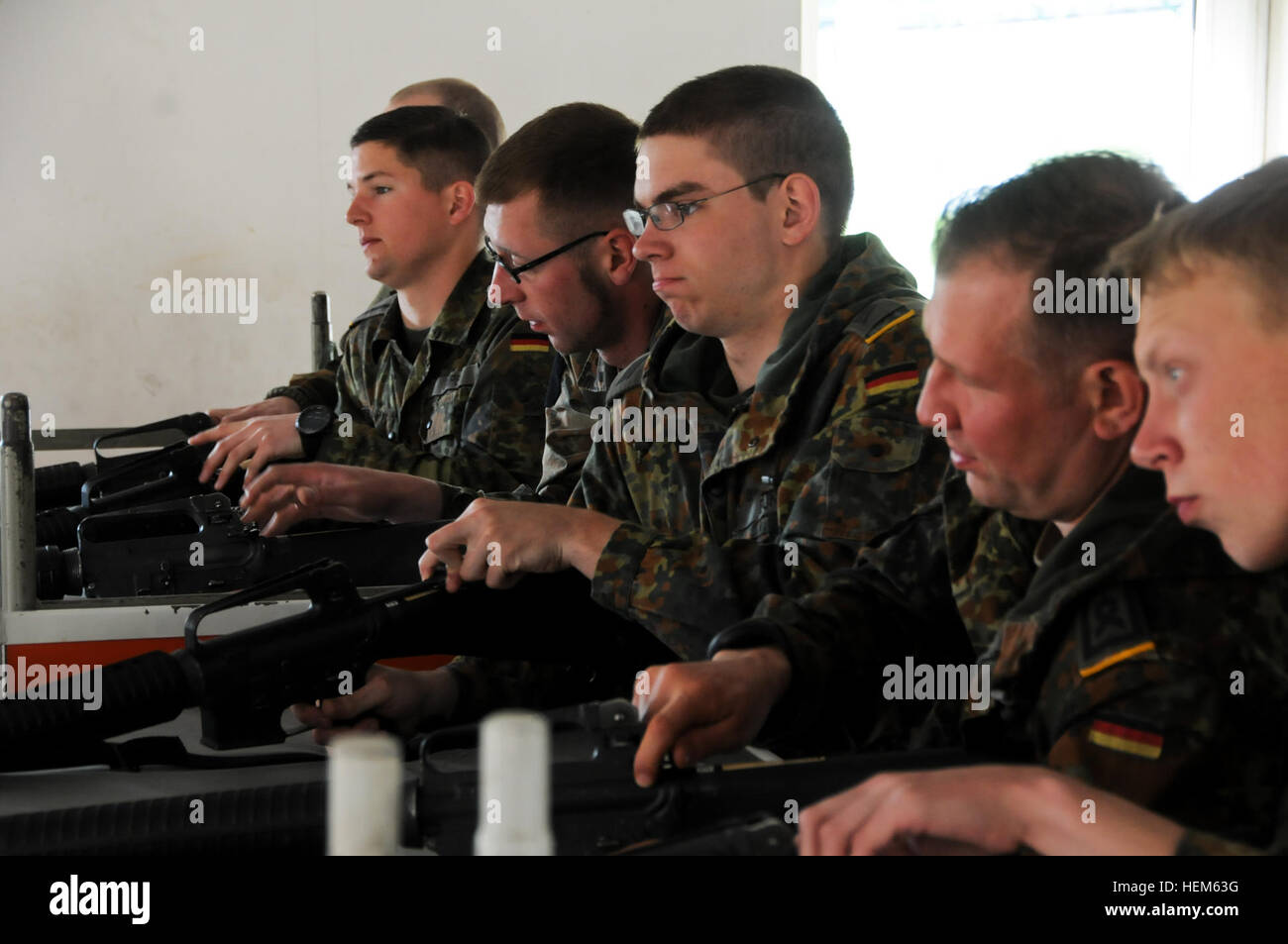 German army soldiers from an Operational Mentor Liaison Team (OMLT ...