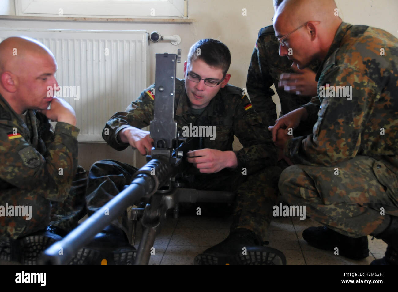 German army soldiers from an Operational Mentor Liaison Team (OMLT ...
