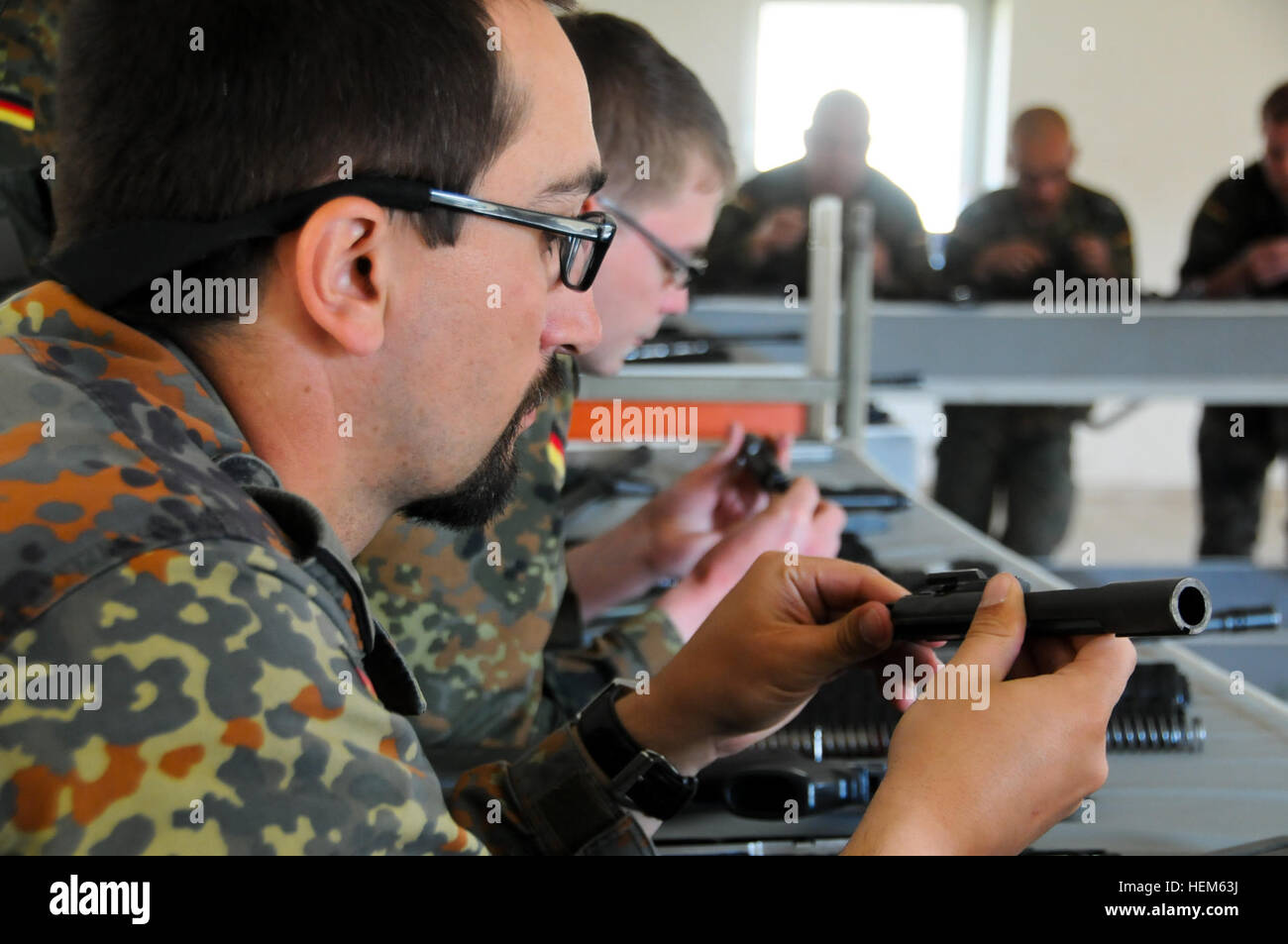 German army soldiers from an Operational Mentor Liaison Team (OMLT ...