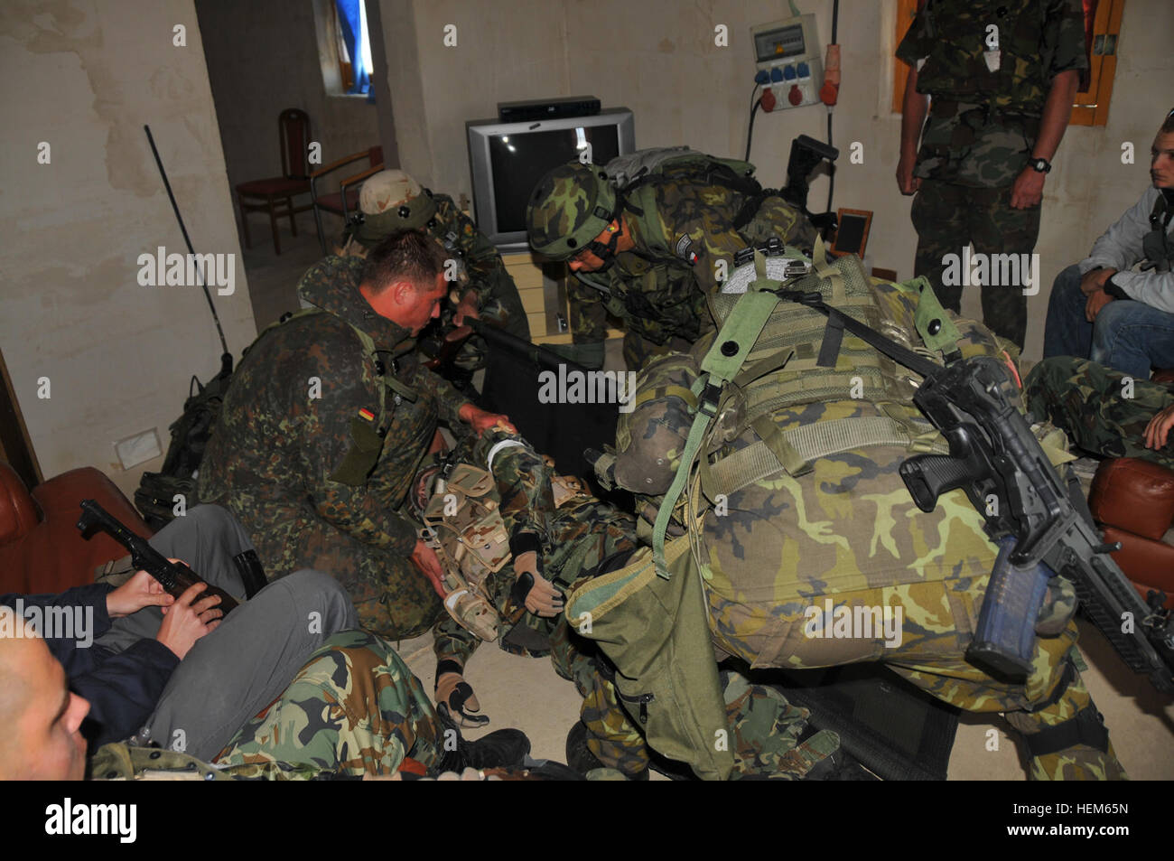 Medical evacuation of wounded german soldiers hi-res stock photography ...