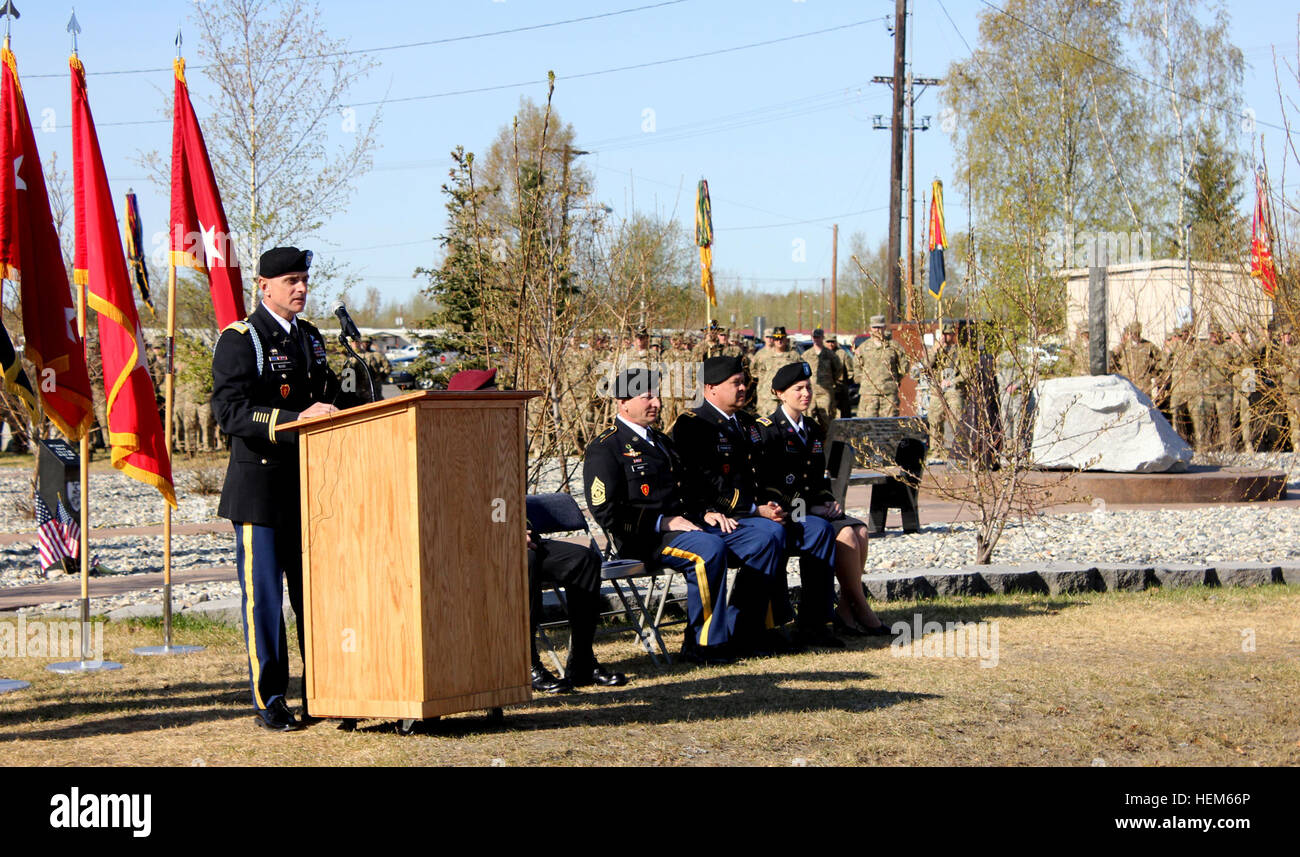 Col. Todd R. Wood, commander of the 1st Stryker Brigade Combat Team ...